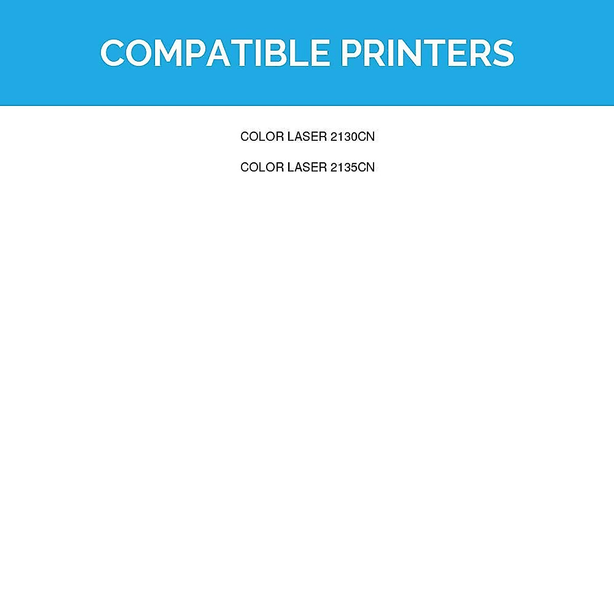 LD Products Compatible Toner Cartridge Replacement for Dell Laser 2130cn & 2135cn High Yield (Black, Cyan, Magenta, Yellow, 4-Pack)