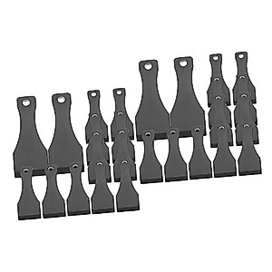 BUTIFULSIC 40 Pcs Scratch Tool Colored Stickers Films Scraper Loterie Scratchers Tool Scraper Keychain Labeling Stickers Paint Scraper Scratch Off Tool for Tickets Plastic