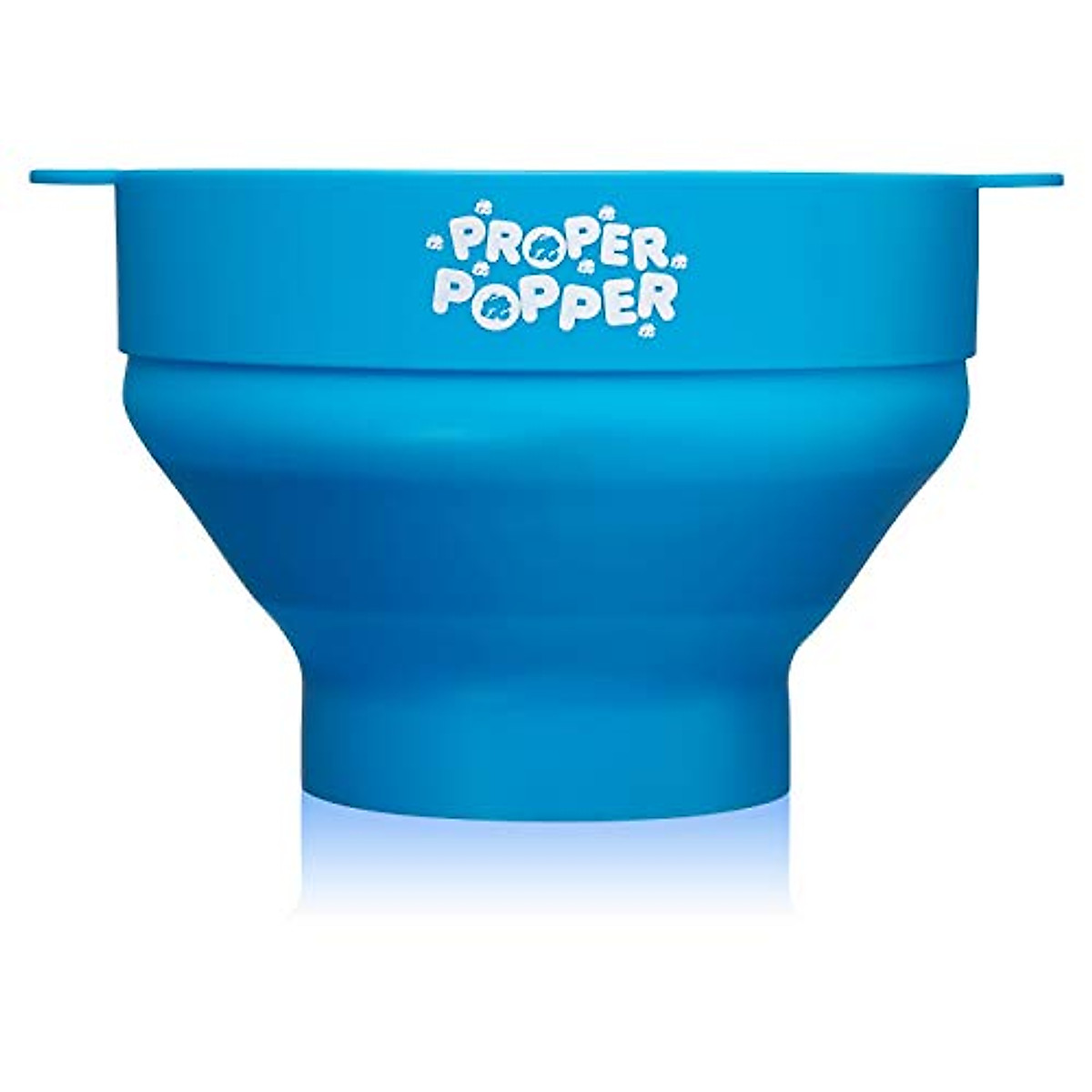 The Original Proper Popper Microwave Popcorn Popper, Silicone Popcorn Maker, Collapsible Bowl BPA Free & Dishwasher Safe - (Turquoise)