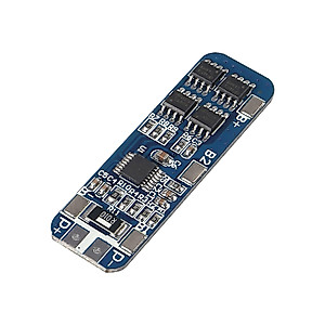 4Pcs 3S 12V 10A BMS Lithium Battery Protection Board Liion Charger Protection Module with Overcharge/Over-Discharge/Over-Current/Short Circuit Protection
