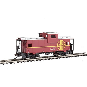 Walthers Trainline HO Scale Model Atchison, Topeka & Santa Fe Vision Caboose, Model:931-1503