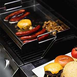 Charcoal Companion CC3500 Stainless Steel Pro Grill Griddle