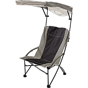 Pro Comfort High Shade Chair,Tan Fabric,Graphite Frame