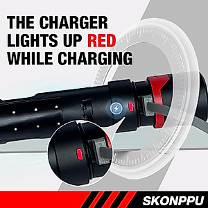 SKONPPU 3.7V 3200mAh Replacement Battery Compatible with Milwaukee 48-11-2131.