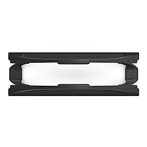 HumanCentric Vertical Laptop Stand for Desks (Matte Black) | Adjustable Holder to Dock Apple MacBook, MacBook Pro, and Other Laptops to Organize Work & Home Office
