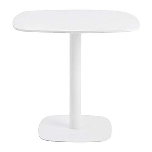 Roomnhome 31.5 X 31.5'' White Square Table with 0.7'' Thickness MDF top