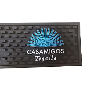JUSTPET Casamigos Tequila Bar Mat Spill Mat Rail Drip Mat - 23.25" x 3.5"