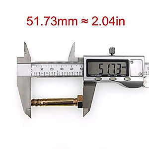 Cancanle 12 Pack Snow Thrower Shear Pins and Nuts Replacement for Rotary 5575 Fit for Ariens 52100100