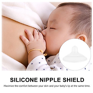 Nipple Shield 4pcs Silicone Nipple Shield Cover Set Breastfeeding Nursing Shield Protector for Women