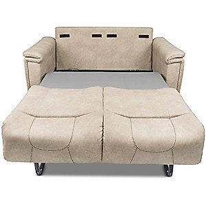 THOMAS PAYNE 379929 Grantland Doeskin 60" Trifold Sofa