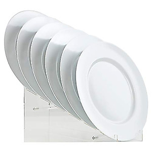 Calypso Basics by Reston Lloyd Melamine Dinner Plate, Set of 6, White