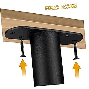 Homoyoyo 2pcs Bed Support Legs Coffee Table Legs Adjustable Bed Legs Adjustable Bed Risers Picnic Table Leg Metal Table Legs Coffee Table Extender Bed Replacement Parts Bed Frame Leg Covers
