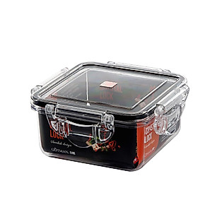 gotman Airtight Food Storage Container With Lid (50.7 oz) - Leak-Proof | BPA-Free | Meal Prep | Microwave, Freezer and Dishwasher Safe | Kitchen Fridge Organizer Boxes | Fresher Food