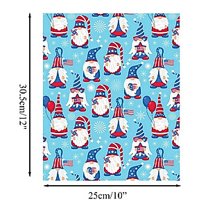 FAFAN Clear Adhesive Independence On Bundle Heat Bundle Vinyl Patterns for Shirts Happy Suitable Vinyl HTV Transfer Day Heat Transfer Vinyl Vinyl Sheets Clear Roll (D, One Size)