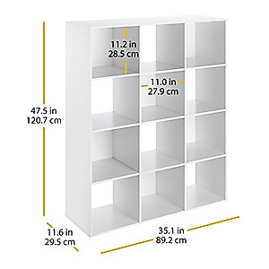 Whitmor Cube Organizer, White