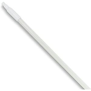SPARTA 41226EC02 Fiberglass Broom Handle, Mop Handle, Replacement Handle With Acme Threaded Tip For Commercial Cleaning, 72 Inches, White