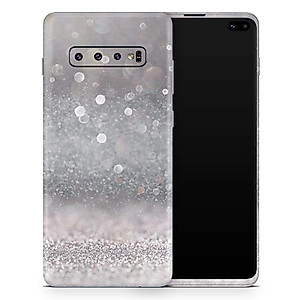 DesignSkinz Unfocused Grayscale Glimmering Orbs of Light Protective Vinyl Decal Wrap Skin Cover Compatible with The Samsung Galaxy S20 (Screen Trim & Back Glass Skin)