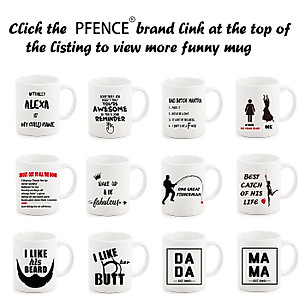 PFENCE New Parents Announcement Gift, Mom and Dad Est 2021 Mug Set 11oz, Expecting Parents to be, Pregnancy Gifts for First Time Moms, Memorable Ceramic Mug Set for Baby Shower, Gender Reveal