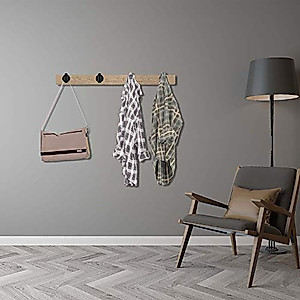 Wall Towel Hooks Bathroom Hook Matte Black Robe Coat Hooks SUS 304 Stainless Steel Heavy Duty Door Hanger Clothes Cabinet Closet Sponges Hook for Bathroom Bedroom Kitchen Hotel Pool 3 Packs