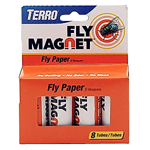 Terro T518 Fly Magnet Sticky Fly Paper Fly Trap, 8 Pack (8)