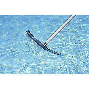 Poolmaster 17-1/2-Inch Aluminum Swimming Pool Brush, Essential Collection
