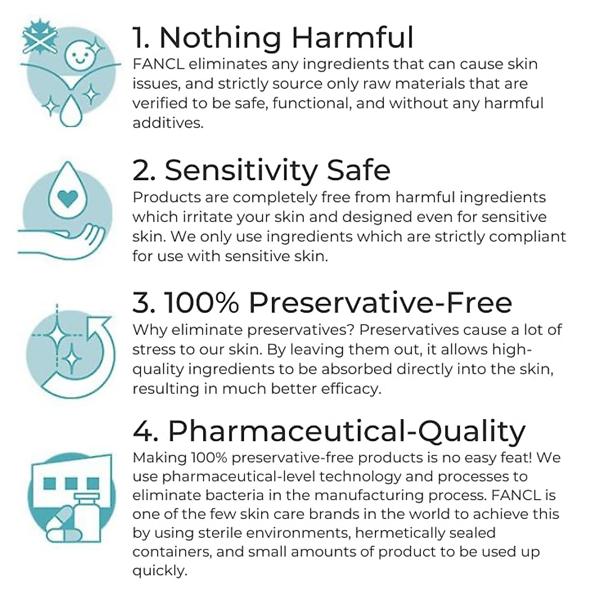 FANCL [Official Product] Facial Cleansing Powder - 100% Preservative Free, Clean Skincare for Sensitive Skin [US Exclusive Edition]