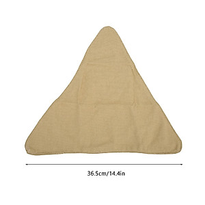 Mini Folding Camping Stool Cloth, 36.5cm Portable Waterproof Camp Chair Canvas for Lightweight Durable Wear Resistant Tripod Outdoor Fishing Hiking Backpacking Travelling Gardening Mountaining