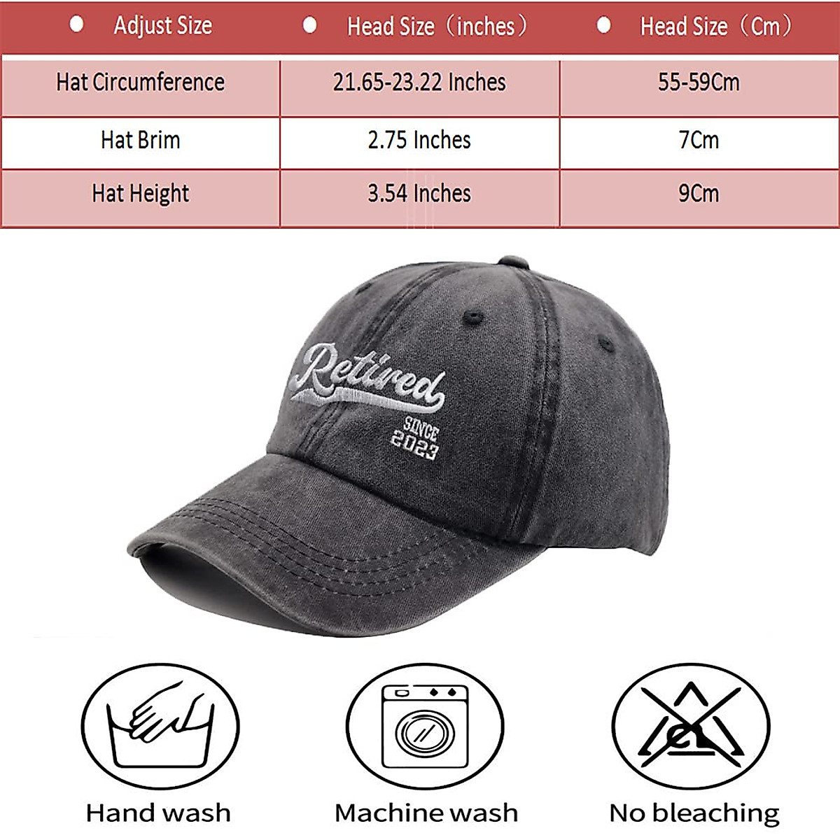 Retirement Gifts for Women Men 2023, The Legend Has Retired Baseball Cap, Happy Retiring Decorations Gift Hat for Retirees Grandma Grandpa Dad Mom