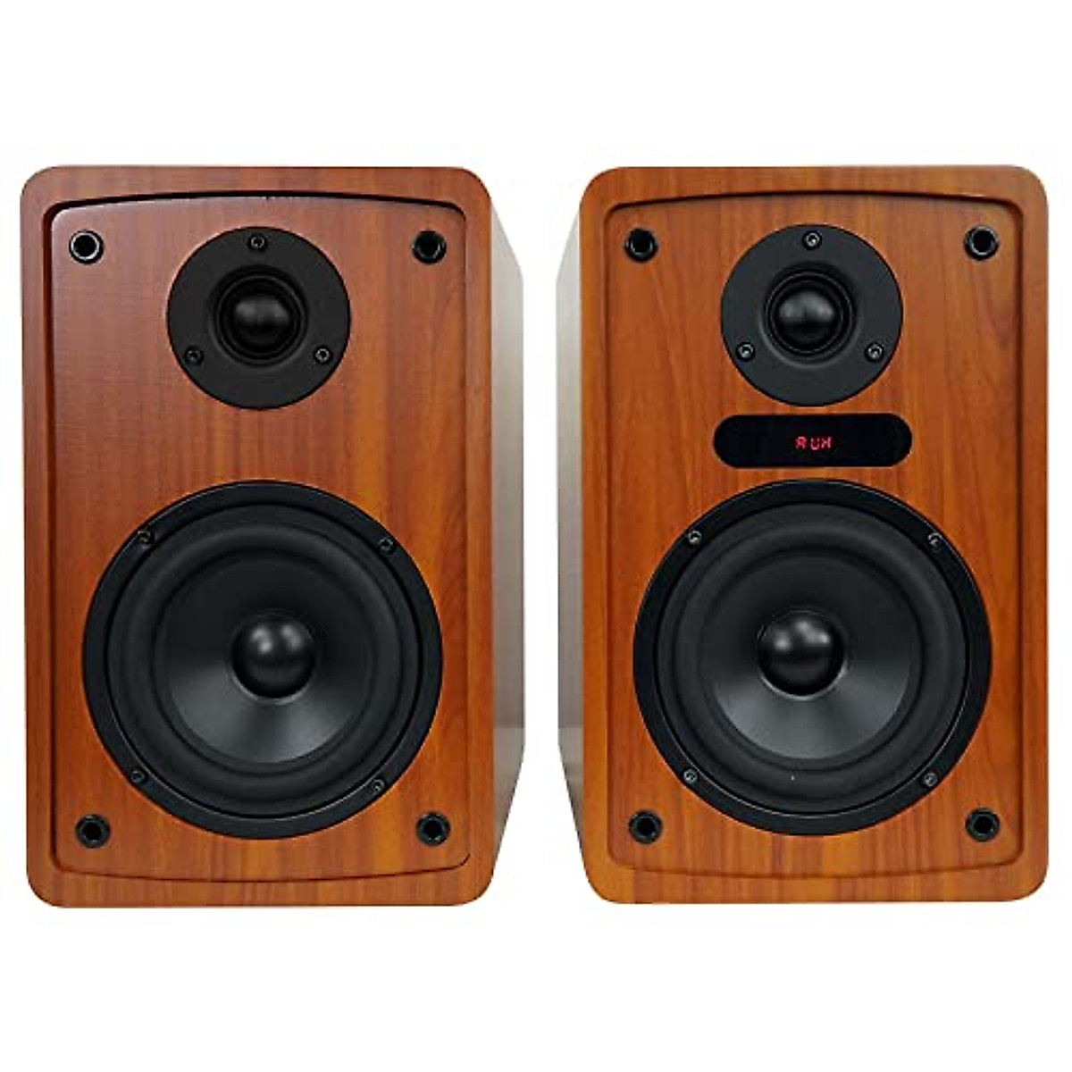 Rockville ELITE-5C Classic Wood 800w Home Theater 5.25" Bluetooth Bookshelf Speakers
