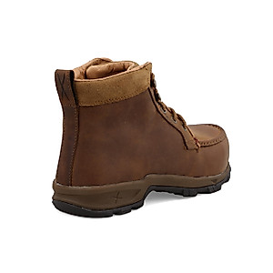 Twisted X Women's 4" Work Hiker Boot, Tan, 6 M