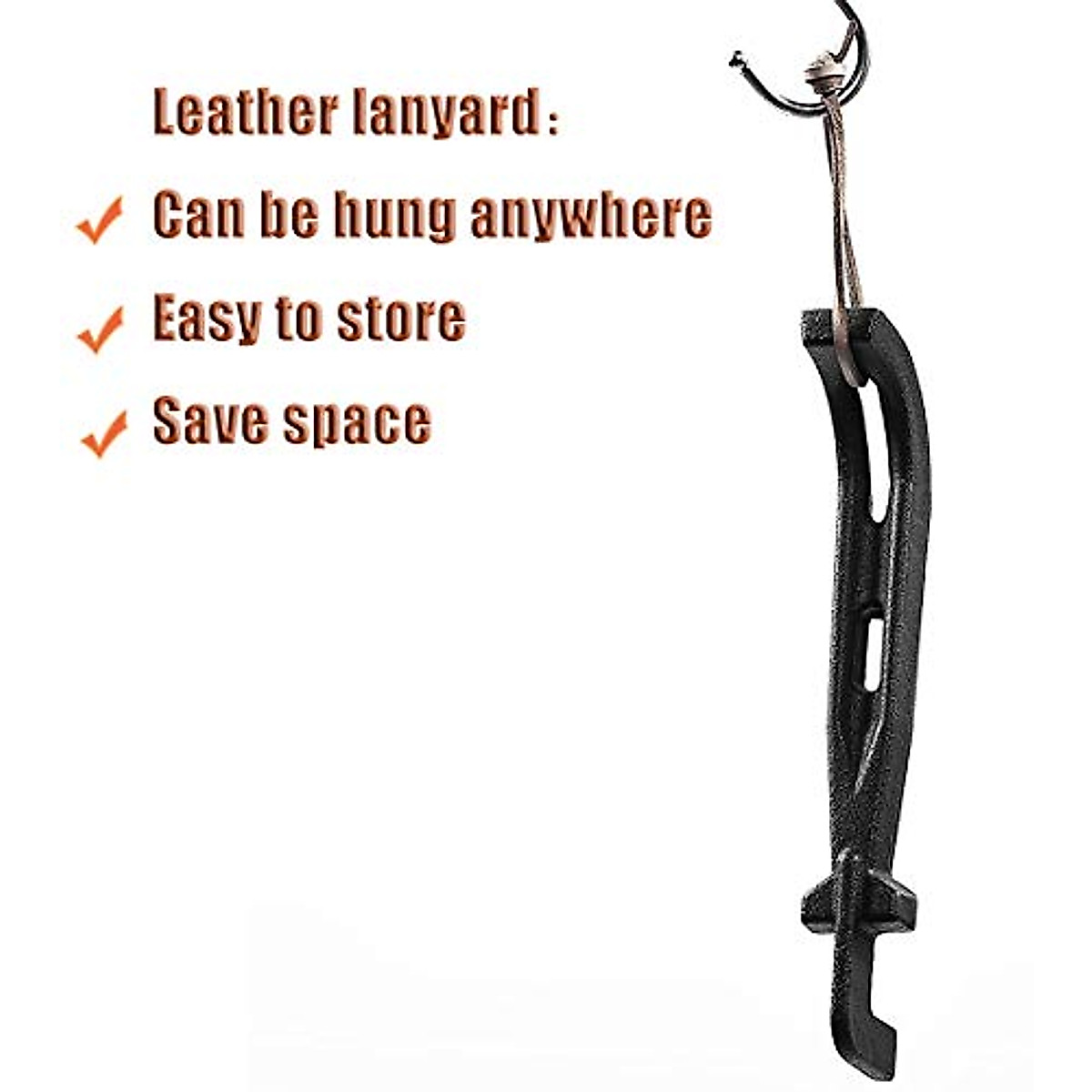 Universal Grate Mover Replacement Parts for Big Green Egg BBQ Grate Lifter, Char-Griller, Weber Grill Grate Lifter Tool, Pit Boss, Primo Vision Louisiana Grills, for Most Charcoal Grills & Gas Grills