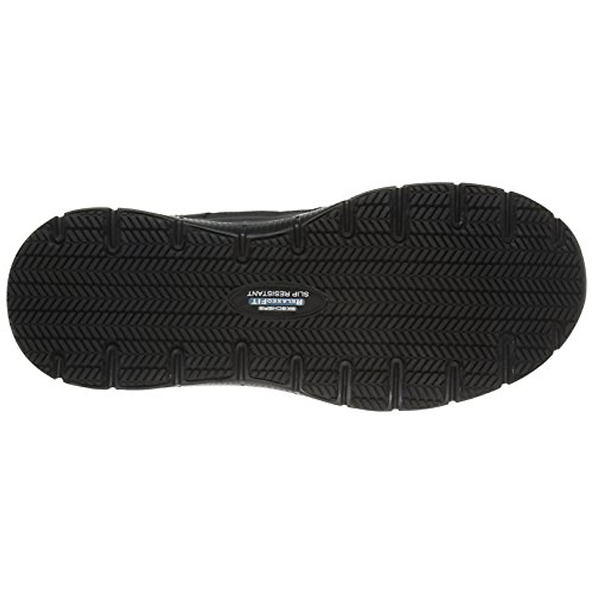 Skechers Men's Flex Advantage Sr Work Shoe, Black, 14 W US