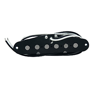 FLEOR Alnico 5 Guitar Pickups Tele Bridge Pickup w/Neck Pickup (Black) Fit Fender Telecaster Pickups Part