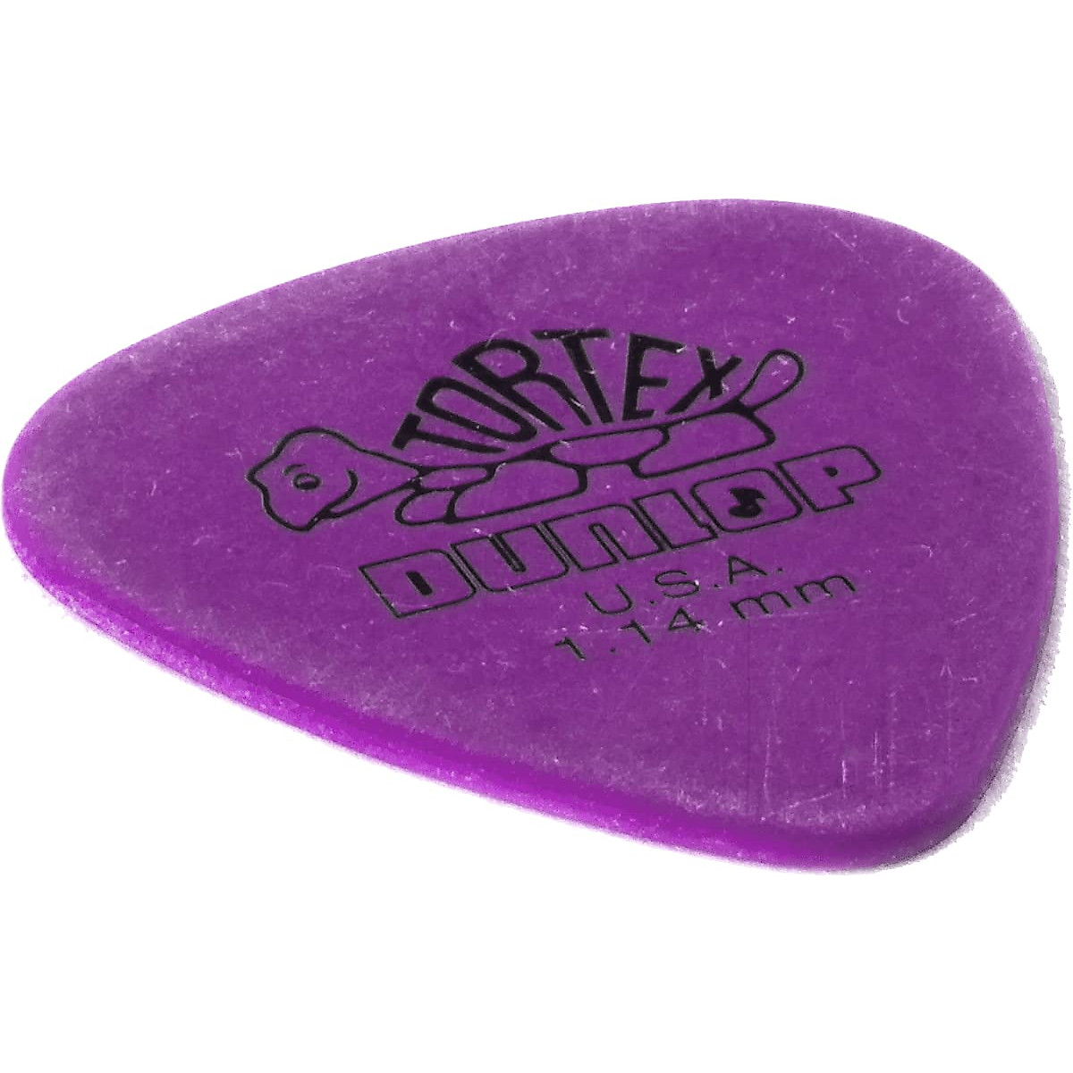 Dunlop Tortex Standard 1.14mm Purple Guitar Pick, 12 Pack