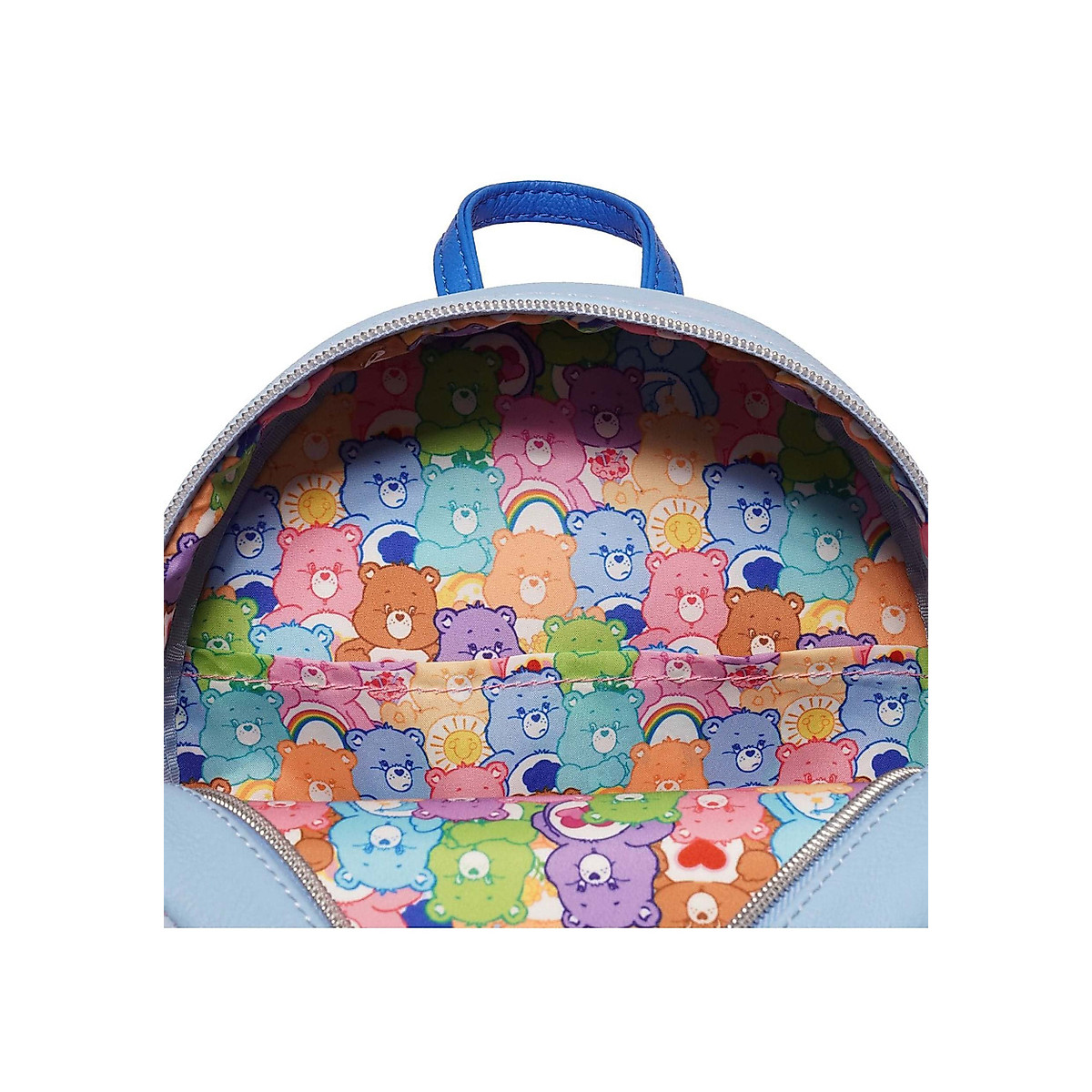 Care Bears Grumpy Bear Flocked Mini-Backpack - Entertainment Earth Exclusive