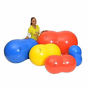 Gymnic Physio Roll Exercise Ball - Red, 34" x 52"