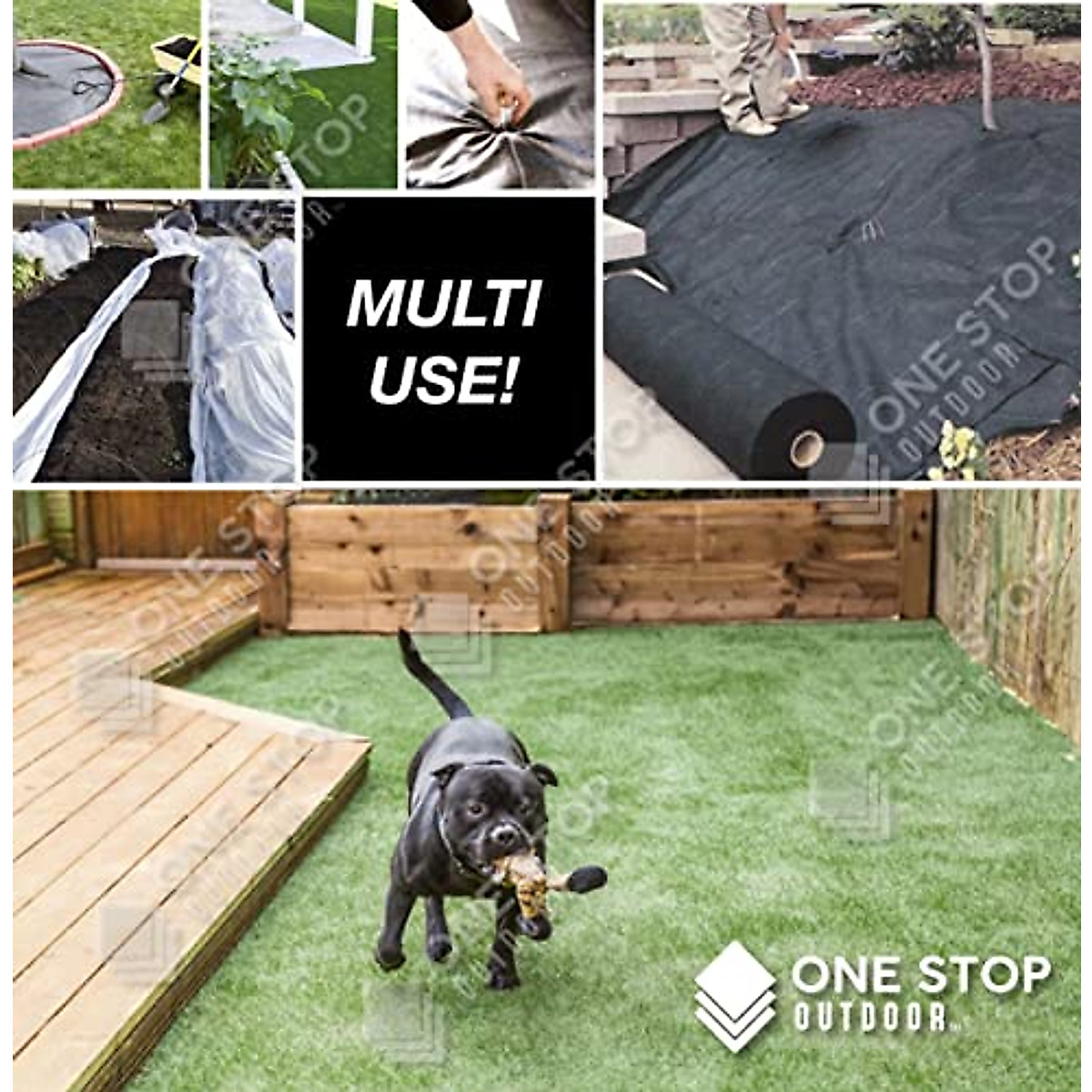 100-Pack 6-Inch Green Garden Stakes | Rust Proof Landscape Staples