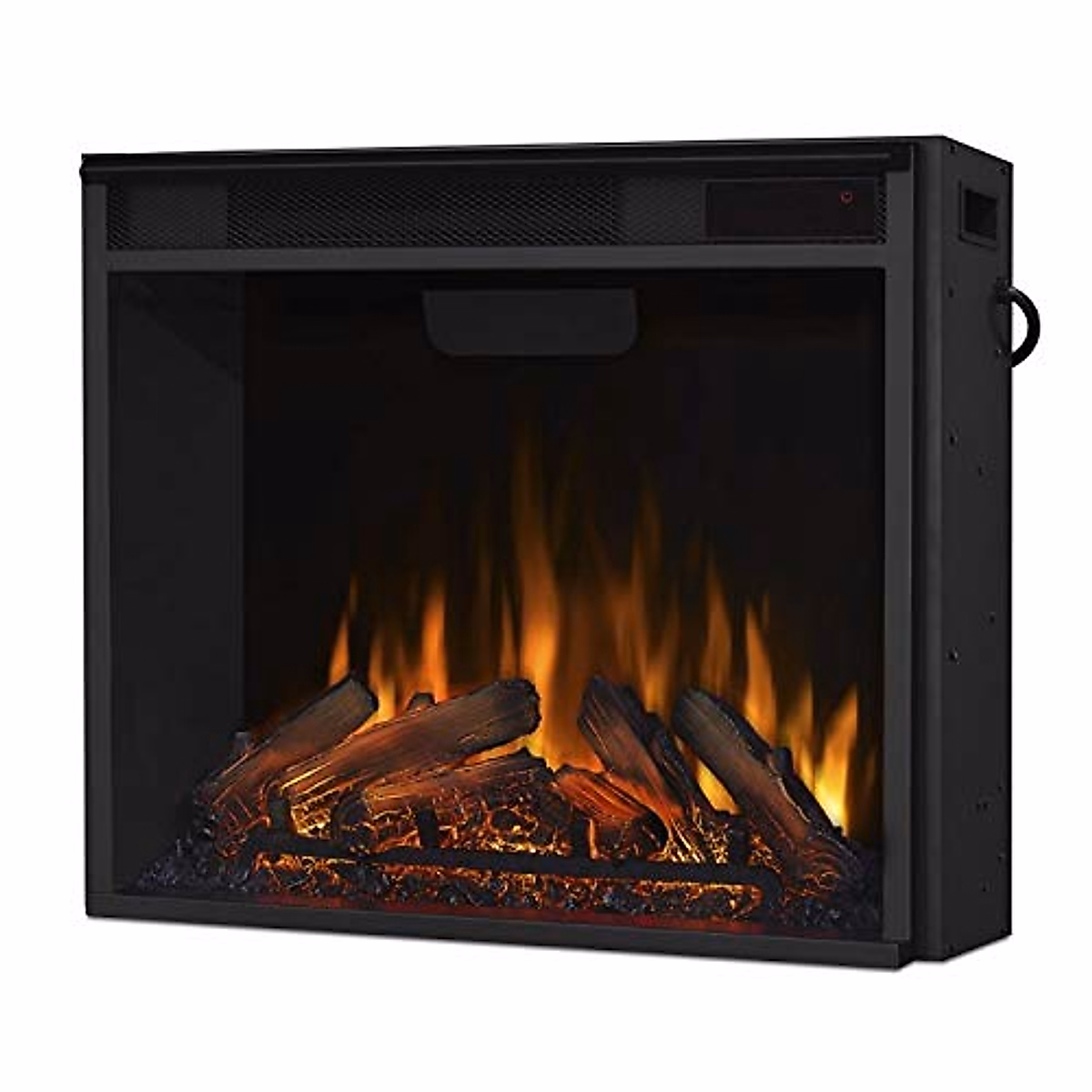 BOWERY HILL Modern Wood Corner Fireplace TV Stand for TVs up to 56" in White