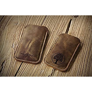 Personalized Leather phone case sleeve pouch for Samsung Galaxy phone S22 S21 S20 ultra plus, Note 20 10 X03-SG005S (S21 Ultra)