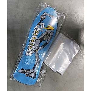 Skateboard Deck Storage Bags Old School Collectors 12" x 36" Poly Bag Sheet Lot (50)