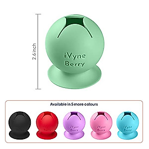 iVyne Berry Suctioned Vinyl Weeding Scrap Collector & Holder for Weeding Tools for Vinyl - Green