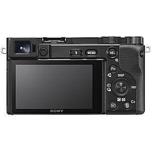 Sony a6100 Mirrorless Camera w/E PZ 16-50mm f/3.5-5.6 OSS Lens + E 55-210mm f/4.5-6.3 OSS Lens + 420-800mm f/8.3 HD Lens + 2X 64GB Memory, Case, Filters, Tripod, More (35pc Bundle)
