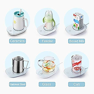 Coffee Mug Warmer, Cup Warmer for Desk Automatic Shut Off, Beverage Warmers with Touch Screen Switch for Coffee, Water, Milk, Tea