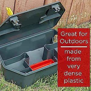 Rat Bait Station Outdoor 2 Pack - Rat Trap Outdoor with Key Eliminates Rats Fast. Keeps Children and Pets Safe Indoor Outdoor (2 Pack) (Bait not Included)