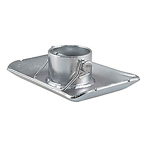 CURT 28272 Trailer Jack Foot, Fits 2-Inch Diameter Tube, Supports 2,000 lbs