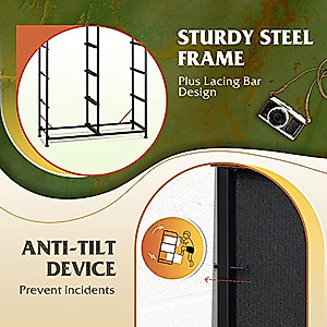 WLIVE Fabric Dresser for Bedroom, Tall Dresser with 8 Drawers, Storage Tower with Fabric Bins, Double Dresser, Chest of Drawers for Closet, Living Room, Hallway, Dorm, Rustic Brown Wood Grain Print