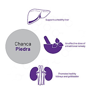 AOR, Chanca Piedra, Herbal Supplement for Kidney, Liver and Gallbladder Health, 500 mg, Vegan, 90 Capsules (90 Servings)