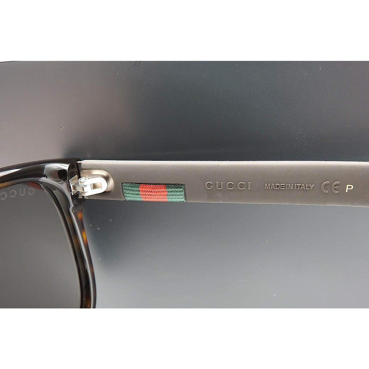 Gucci Polarized Grey Square Men's Sunglasses GG0010S 003 58