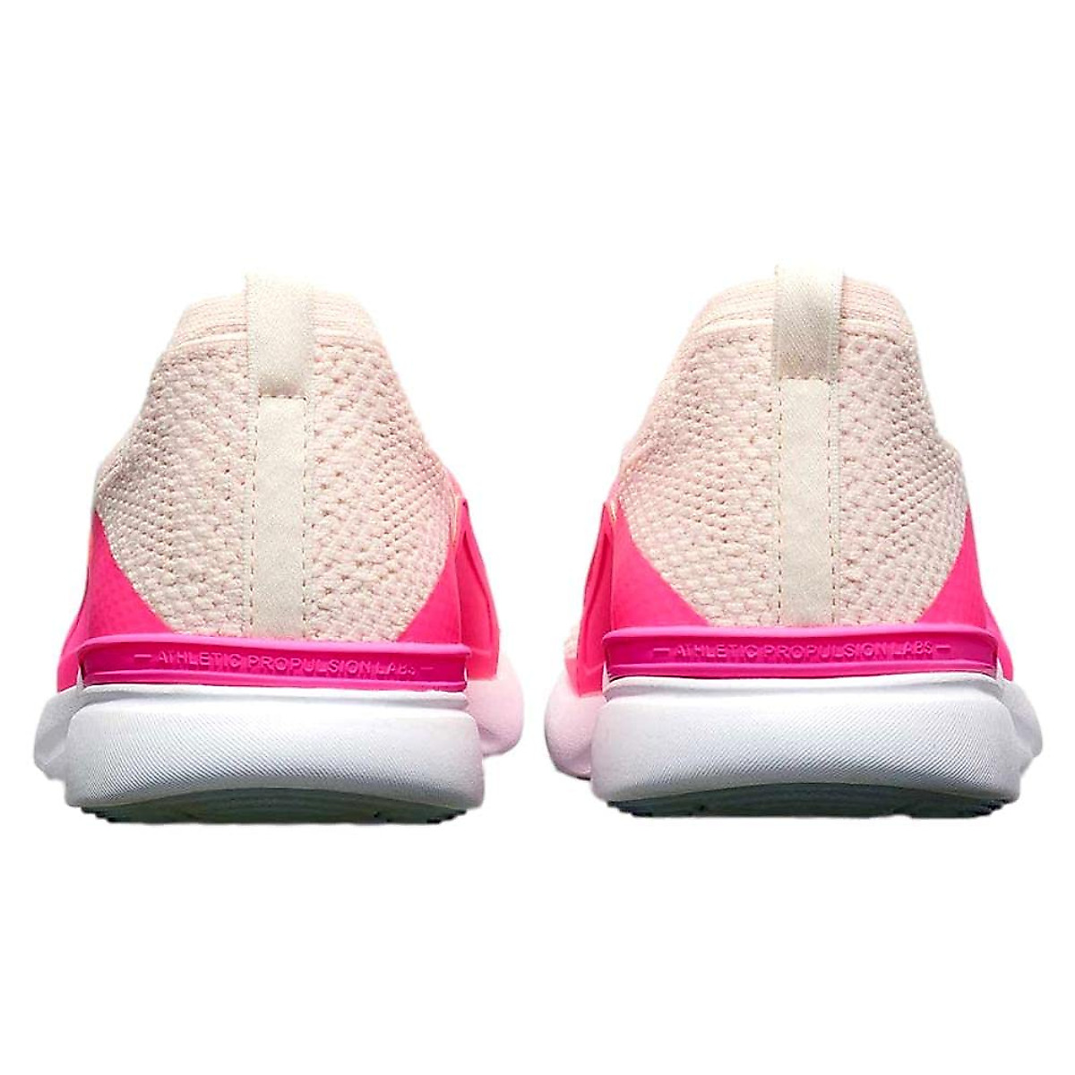 Athletic Propulsion Labs Women's Techloom Bliss Shoe, Creme/Fusion Pink/White, 8