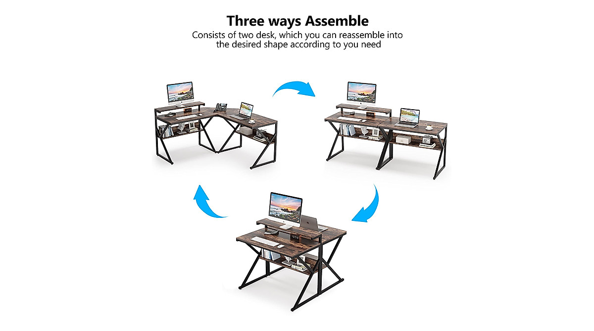 Tribesigns L Shaped Desk: Stylish & Functional Workspace